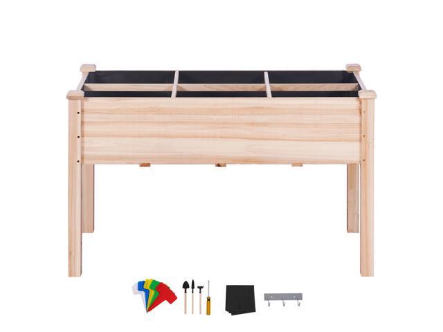 Click here for VEVOR Wooden Raised Garden Bed Planter Box 47.2x22... prices