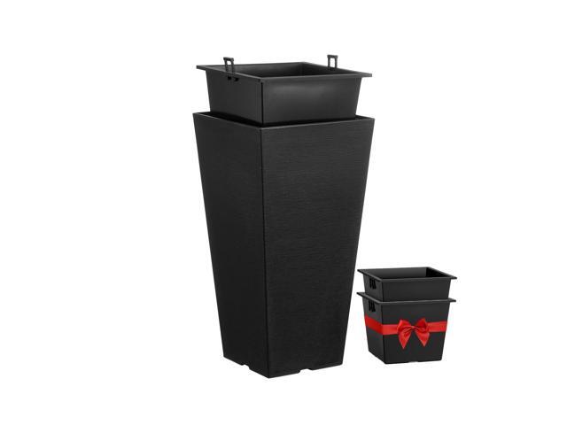 Click here for Set of 2 Tall Outdoor Planters 22inch  Large Plant... prices