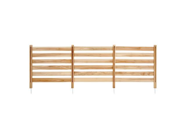 Click here for Wood Privacy Fence  38 W x 36 L  3 Panel Slatted A... prices