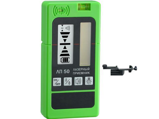 Laser Receiver  197 ft Working Range  Green Laser and Red Beam Detector for Pulsing Line Lasers  Customizable Speaker & Dual LCD Display & Built-In...