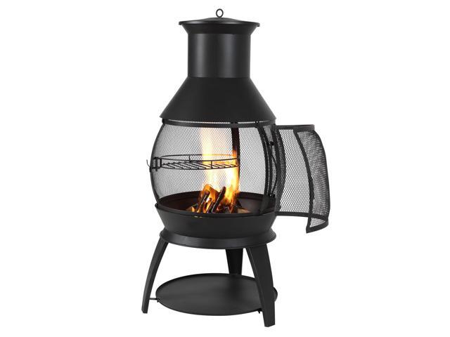 Click here for VEVOR 22 In Chiminea Outdoor Wood Burning Iron Fir... prices