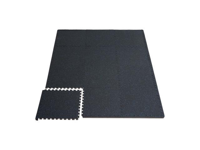Click here for 0.56 Inch Thick Gym Floor Mats  6 Tiles Rubber Top... prices