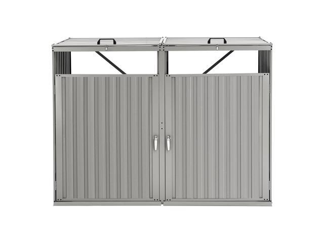 Click here for Trash Can Storage  2 x 52.79 Gal Trash Bin Storage... prices