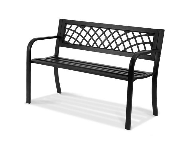 Click here for Outdoor Bench 46 inches Metal Garden Bench for Out... prices