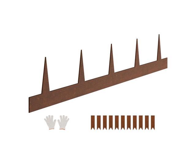 Click here for Steel Landscape Edging  10 Packs 40 x 4.5 in Weath... prices