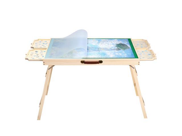 Click here for 1500 Piece Puzzle Board with Folding Leg Drawer Po... prices