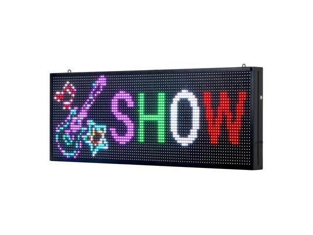 40x14 in Programmable LED Sign Digital Scrolling Display Board P10 Full-color