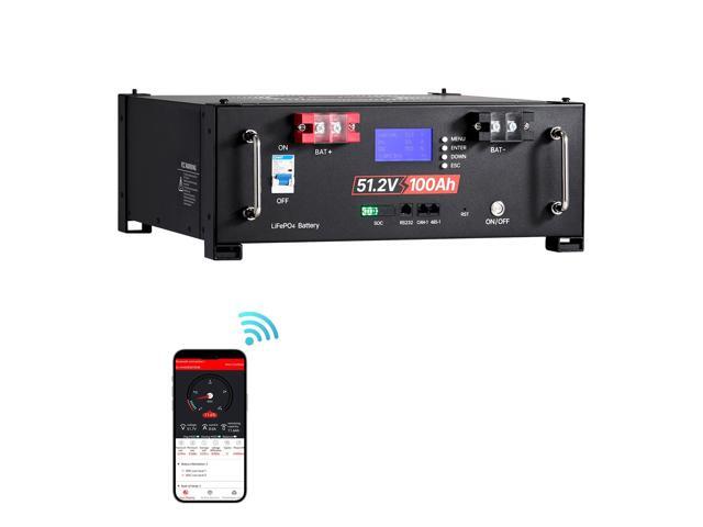 Click here for 48V 100Ah LiFePO4 Lithium Battery  Built-in 100A B... prices