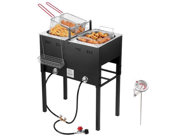 Click here for VEVOR 16QTx2 Outdoor Propane Deep Fryer Commercial... prices