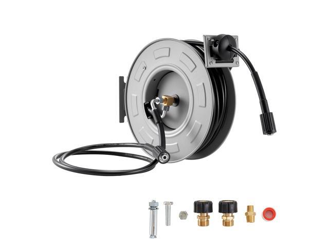 Click here for VEVOR Pressure Washer Hose Reel 65ft x 1/4in Retra... prices