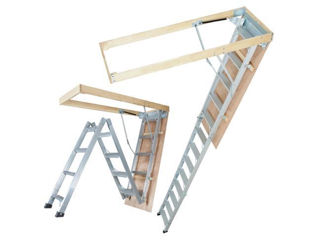 Click here for VEVOR Attic Ladder Foldable  350-pound Capacity  2... prices