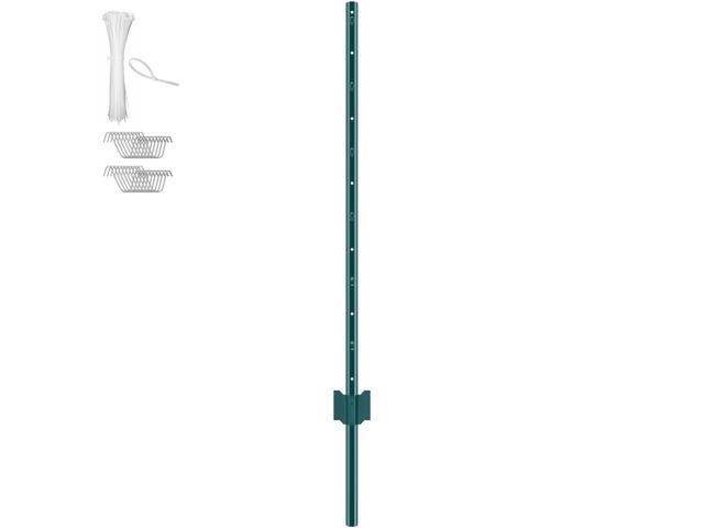 Click here for 4 Feet Fence Post  10 Pack U-Channel Heavy Duty Me... prices