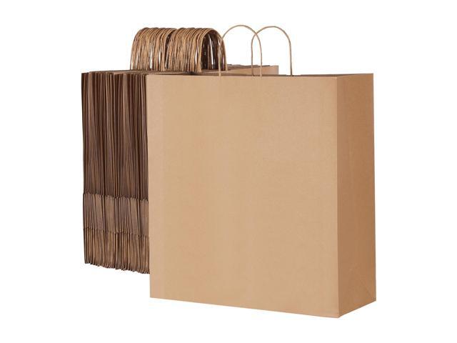 Click here for Kraft Paper Bags with Handles  100Pcs 18 x 7 x 19... prices
