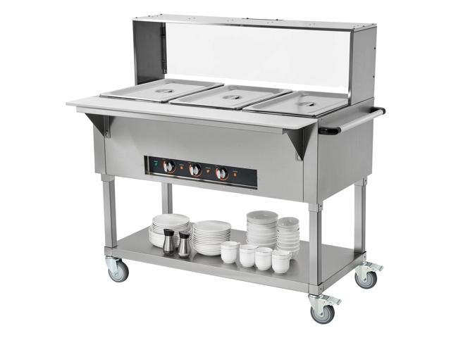 Click here for VEVOR 3-Pan Commercial Food Warmer  3 x 20.6QT Ele... prices