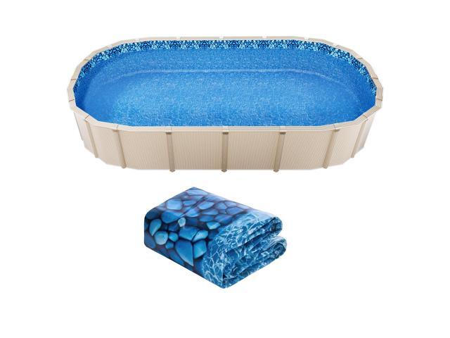 Click here for VEVOR 15 x 30 ft Oval Pool Liner  Unibead Above Gr... prices