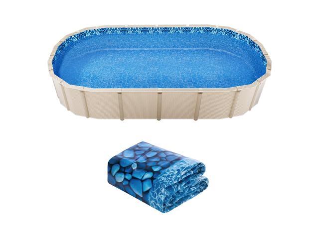 Click here for 18-Foot-by-33-Foot Oval Pool Liner for Unibead Abo... prices