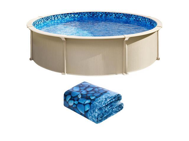 Click here for 18-ft Round Above Ground Pool Liner  Overlap Pool... prices