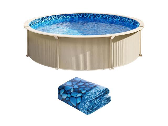 Click here for 21-ft Round Above Ground Pool Liner  Overlap Pool... prices