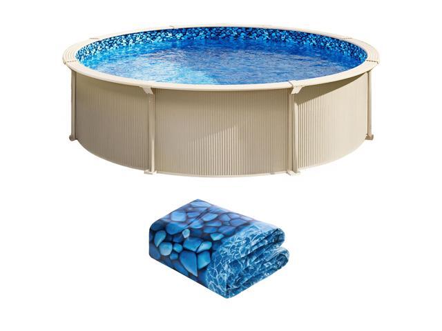 Click here for 21-ft Round Above Ground Pool Liner  Unibead Pool... prices