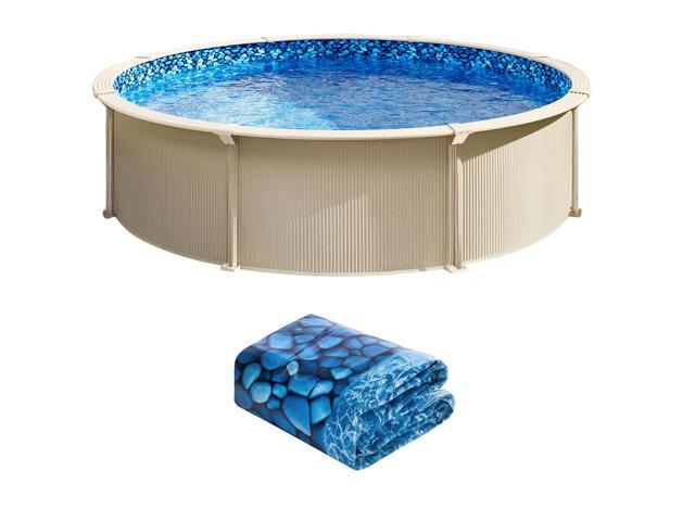 Click here for VEVOR Round Pool Liner 30ft Overlap Style Pool Lin... prices