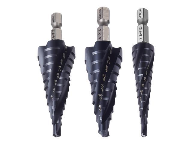 Click here for Step Drill Bit Set  1/8 - 7/8 inch  3 Pieces Step... prices