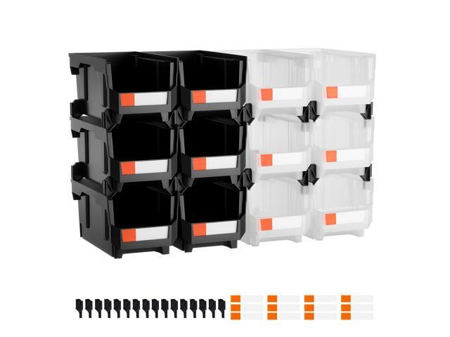 Click here for VEVOR Plastic Stackable Storage Bins  14.8 x 8.5 x... prices