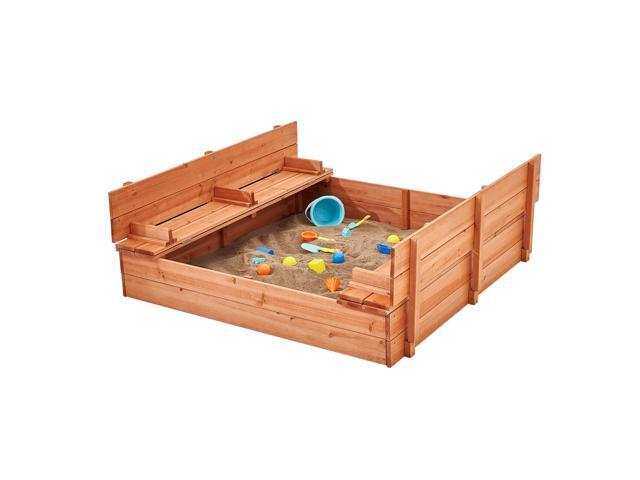 Click here for Wooden Sandbox  52.4 x 47.2 x 16.9 in Sand Box  Sa... prices