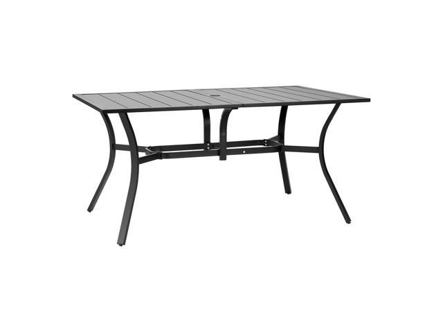 Click here for VEVOR Outdoor Patio Dining Table Rectangular Metal... prices