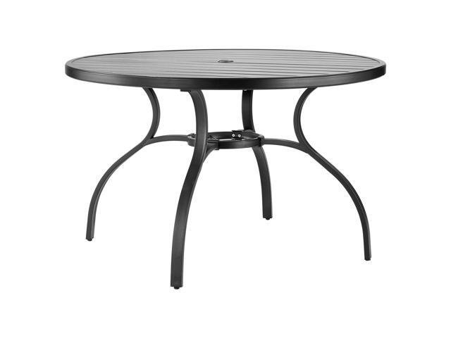 Click here for Outdoor Patio Dining Table  47 inch Round Metal St... prices
