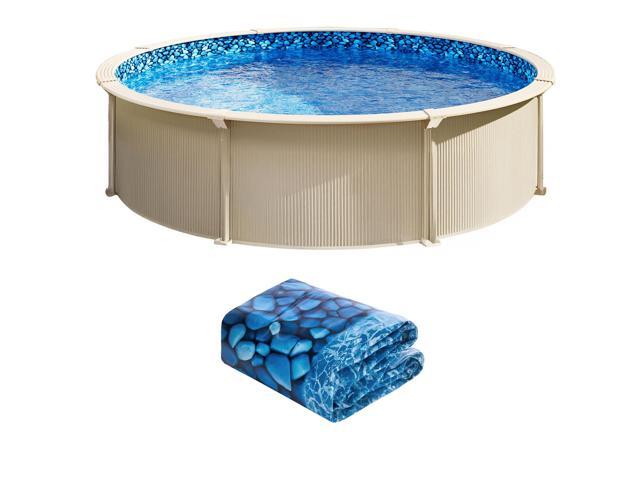 Click here for VEVOR Round Pool Liner 30ft Unibead Style Pool Lin... prices