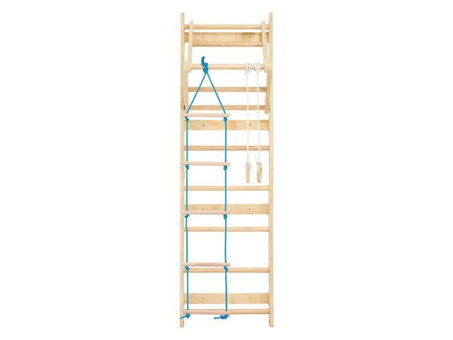 Click here for VEVOR Swedish Ladder Wall Gym 4-in-1 8-Level 220LB... prices