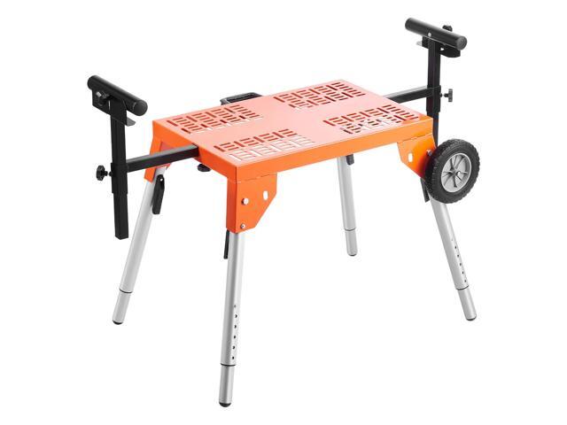 Click here for Miter Saw Stand with Tabletop and Wheels 330lbs Lo... prices