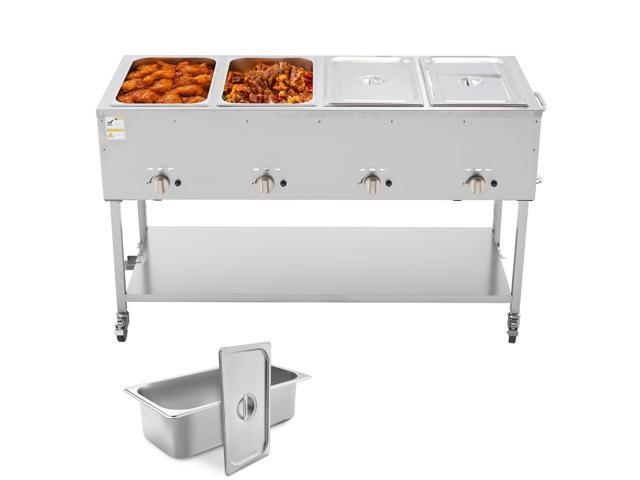 Click here for VEVOR 4-Pan Commercial Propane Steam Table  LP Gas... prices