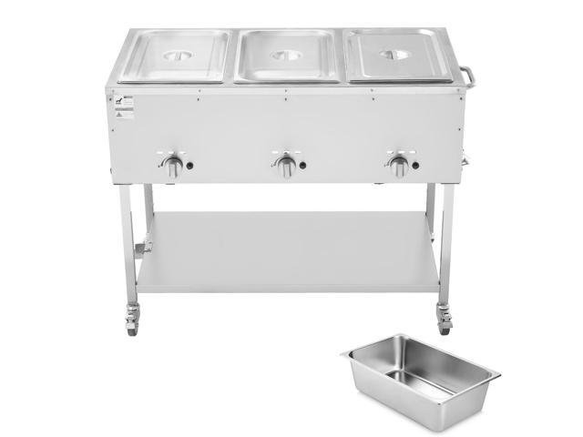 Click here for VEVOR 3-Pan Commercial Propane Steam Table  LP Gas... prices