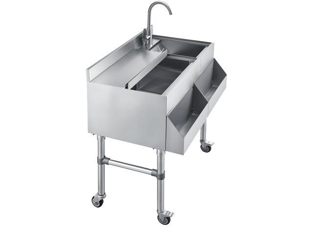 Click here for VEVOR Commercial Ice Bin with Sink & Faucet  60 Qt... prices