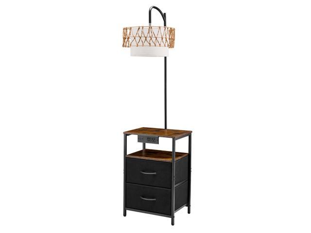 Click here for VEVOR Floor Lamp with Table  2-Tier End Table with... prices