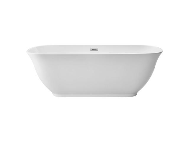 Click here for VEVOR Acrylic Freestanding Bathtub  67 Inch Contem... prices