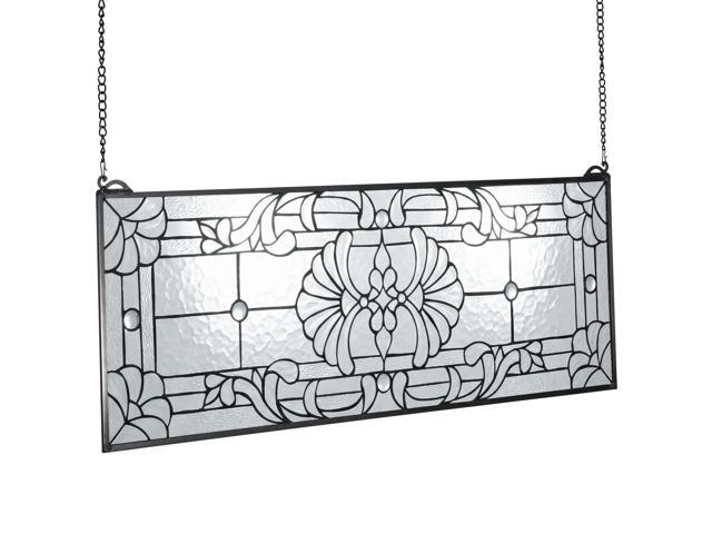 Click here for VEVOR Stained Glass Window Panel  35.2 x 13 Tiffan... prices