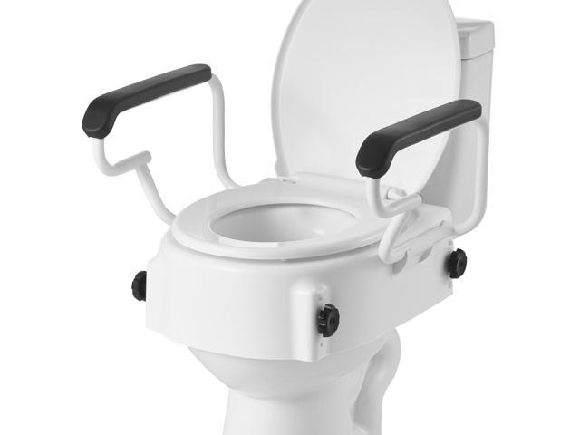 Click here for Raised Toilet Seat with Arms  300 lbs Load Capacit... prices
