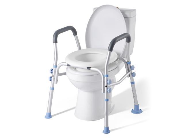 Click here for Raised Toilet Seat with Arms  300 lbs Load Capacit... prices