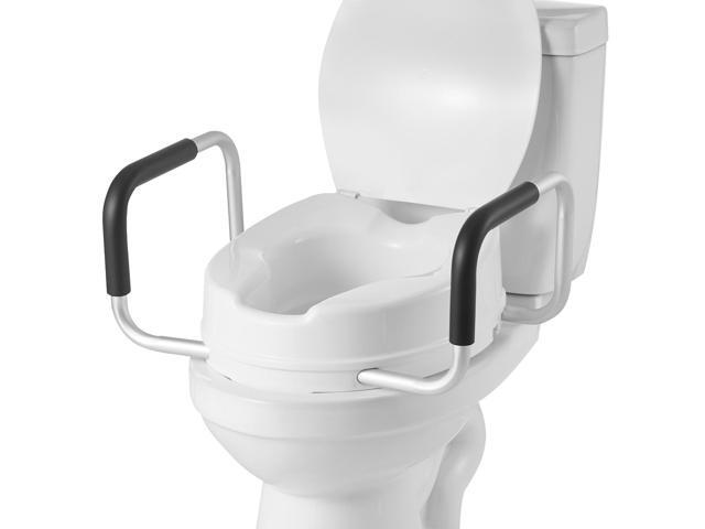 Click here for Raised Toilet Seat with Arms  300 lbs Load Capacit... prices