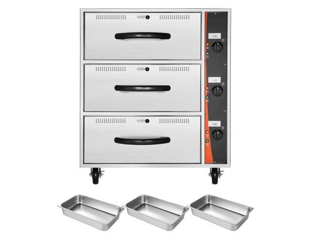 Click here for Commercial Electric Drawer Warmer  Three-Drawer St... prices