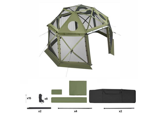 Click here for Pop up Gazebo Screen Tent  13 x 13 ft  13-Sided Sp... prices
