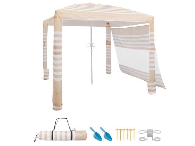 Click here for Beach Cabana  8 x 8 ft Beach Canopy with Side Wall... prices