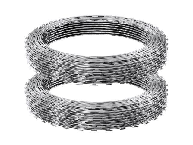 Click here for VEVOR Razor Wires  98 ft Razor Barbed Wire  2 Roll... prices