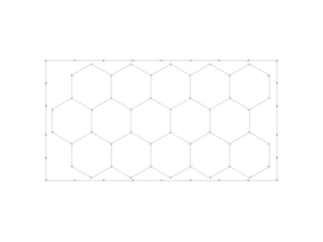 Click here for VEVOR Hexagon Garage Lights 66300LM 15 Grids Honey... prices