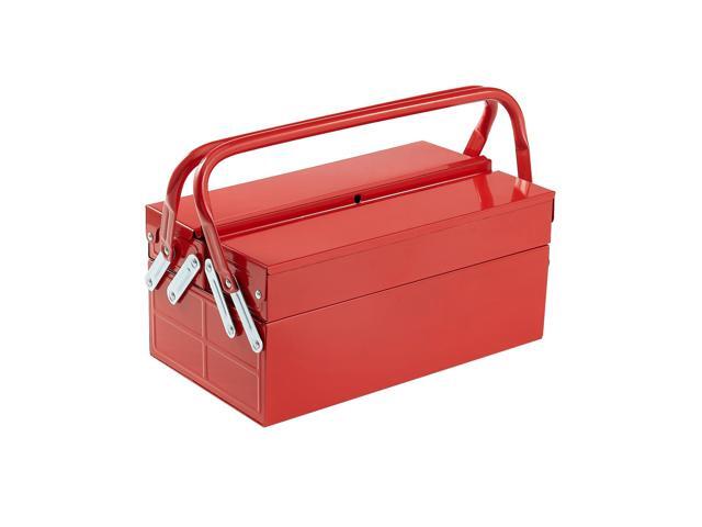 Click here for Metal Tool Box  14-inch  2-Tier 3-Tray Portable Fo... prices