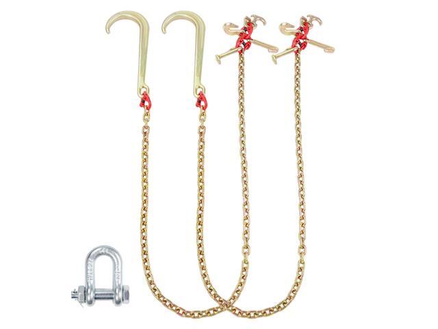 Click here for J Hook Chain  2PCS 5/16 x 6 G80 15 Long Shank J Ho... prices