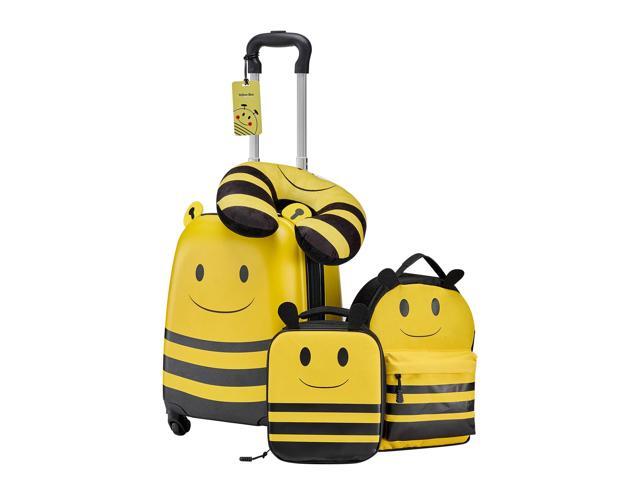 Click here for Kids Luggage Set  5 Piece  18 Inch Hardside Rollin... prices