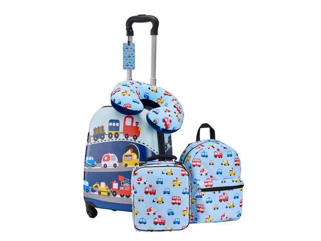 Click here for Kids Luggage Set  5 Piece  18 Inch Hardside Rollin... prices